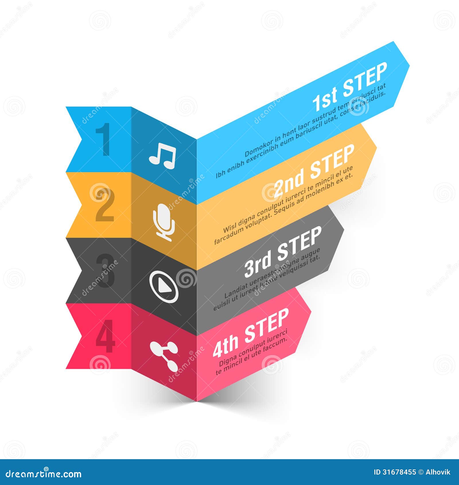 Infographic Template Music