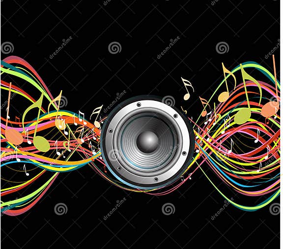 Music theme background stock vector. Illustration of decoration - 13395620