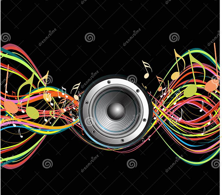 Music theme background stock vector. Illustration of decoration - 13395620