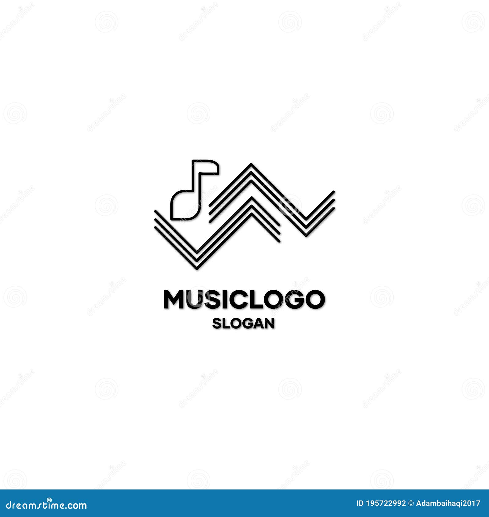 Music Theme Logo, Music Logo Stock Vector - Illustration of logotype ...