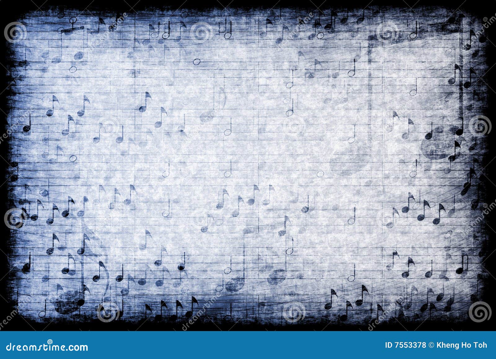 Music Themed Abstract Grunge Background Stock Illustration ...