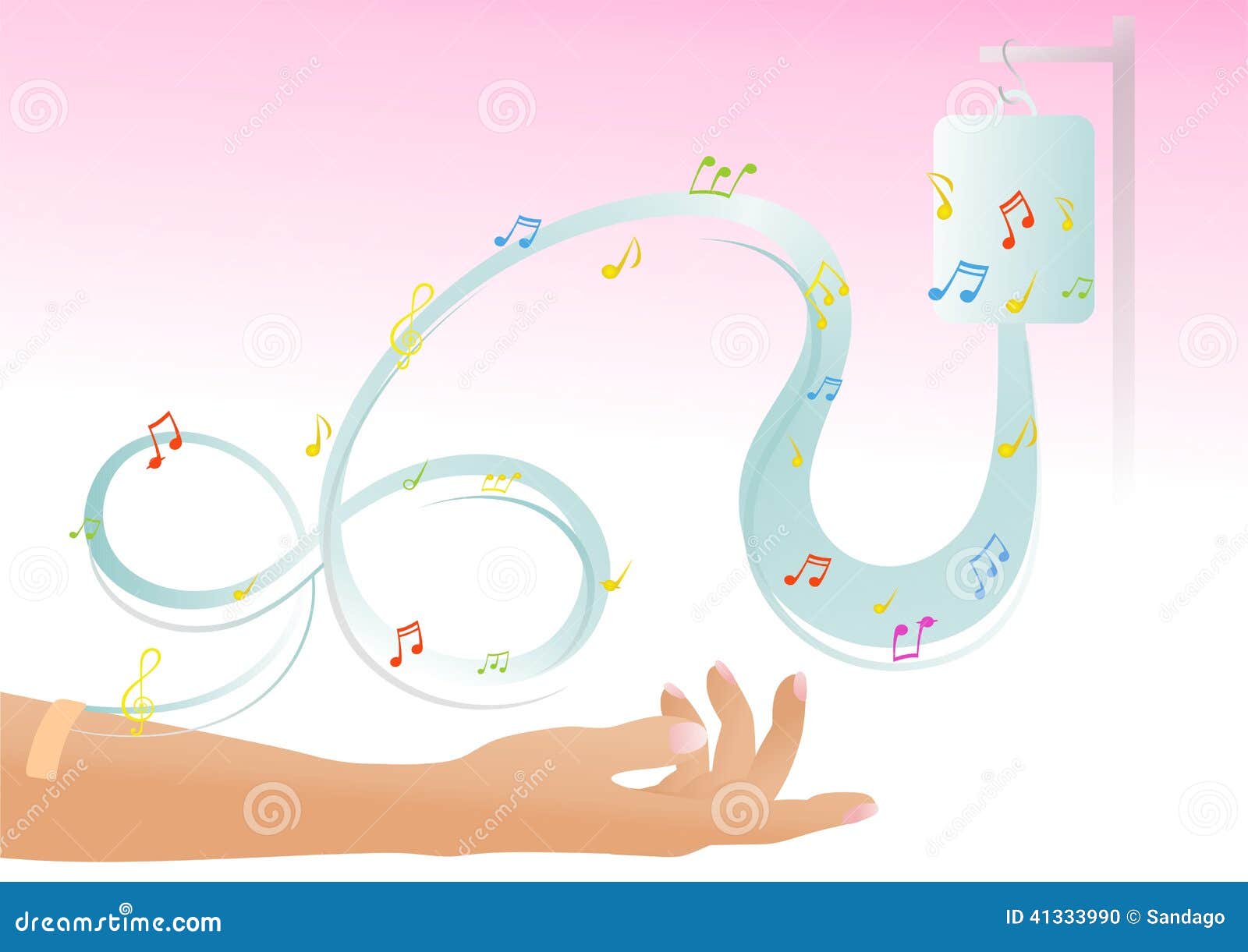 Music therapy stock vector. Illustration of feeling, emotional - 41333990