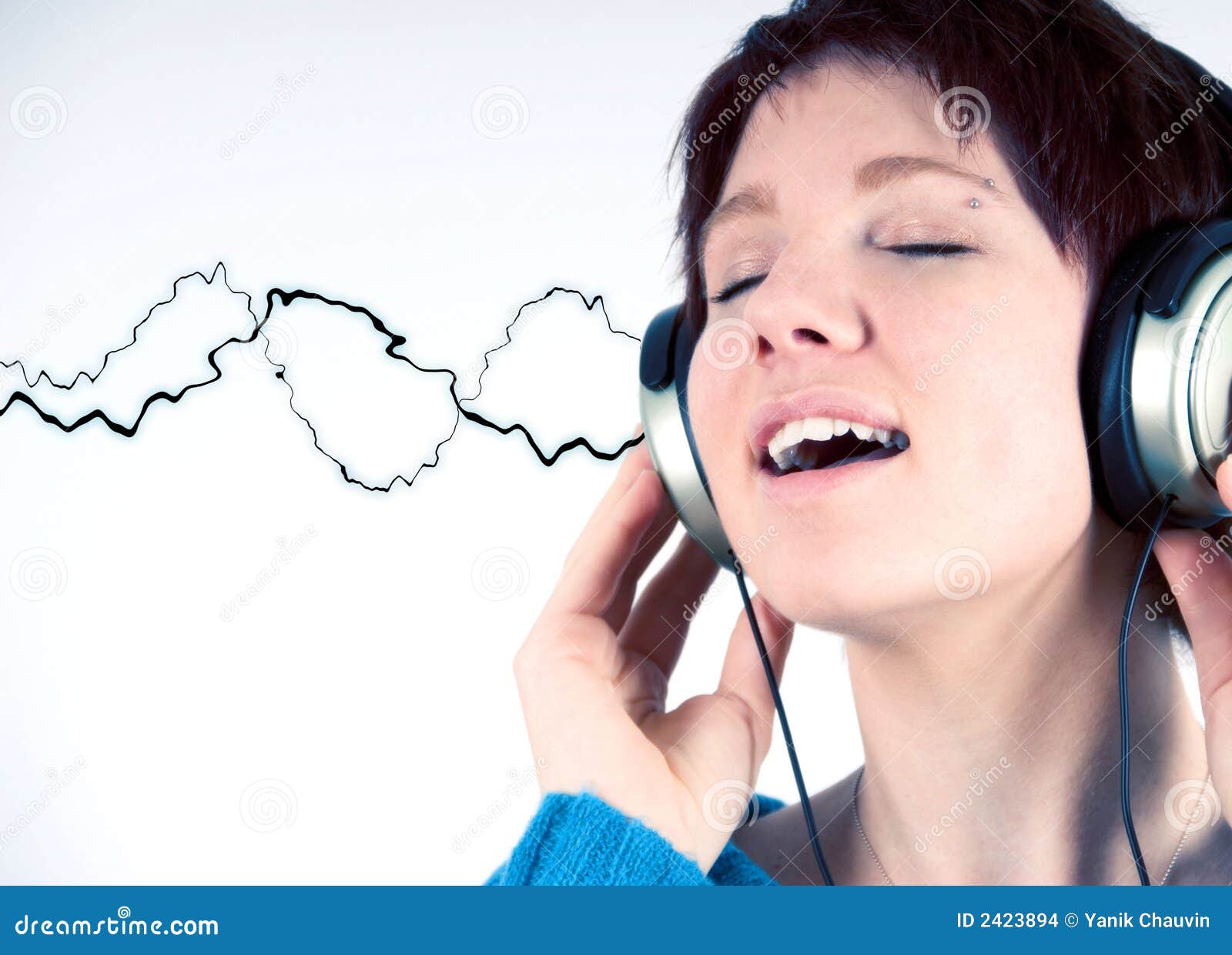 Music time stock photo. Image of hear, leisure, waves - 2423894