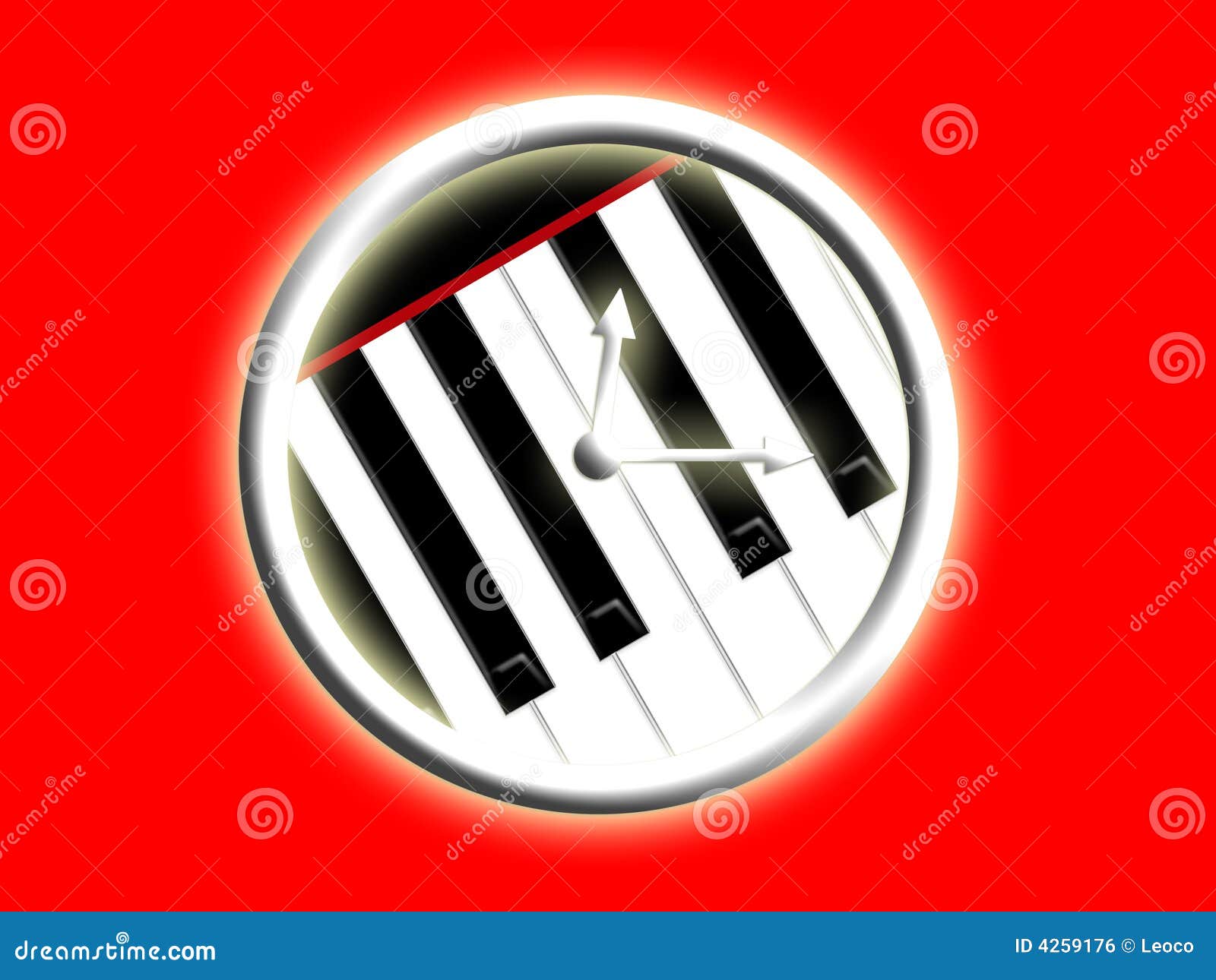 Music time stock illustration. Illustration of minute - 4259176