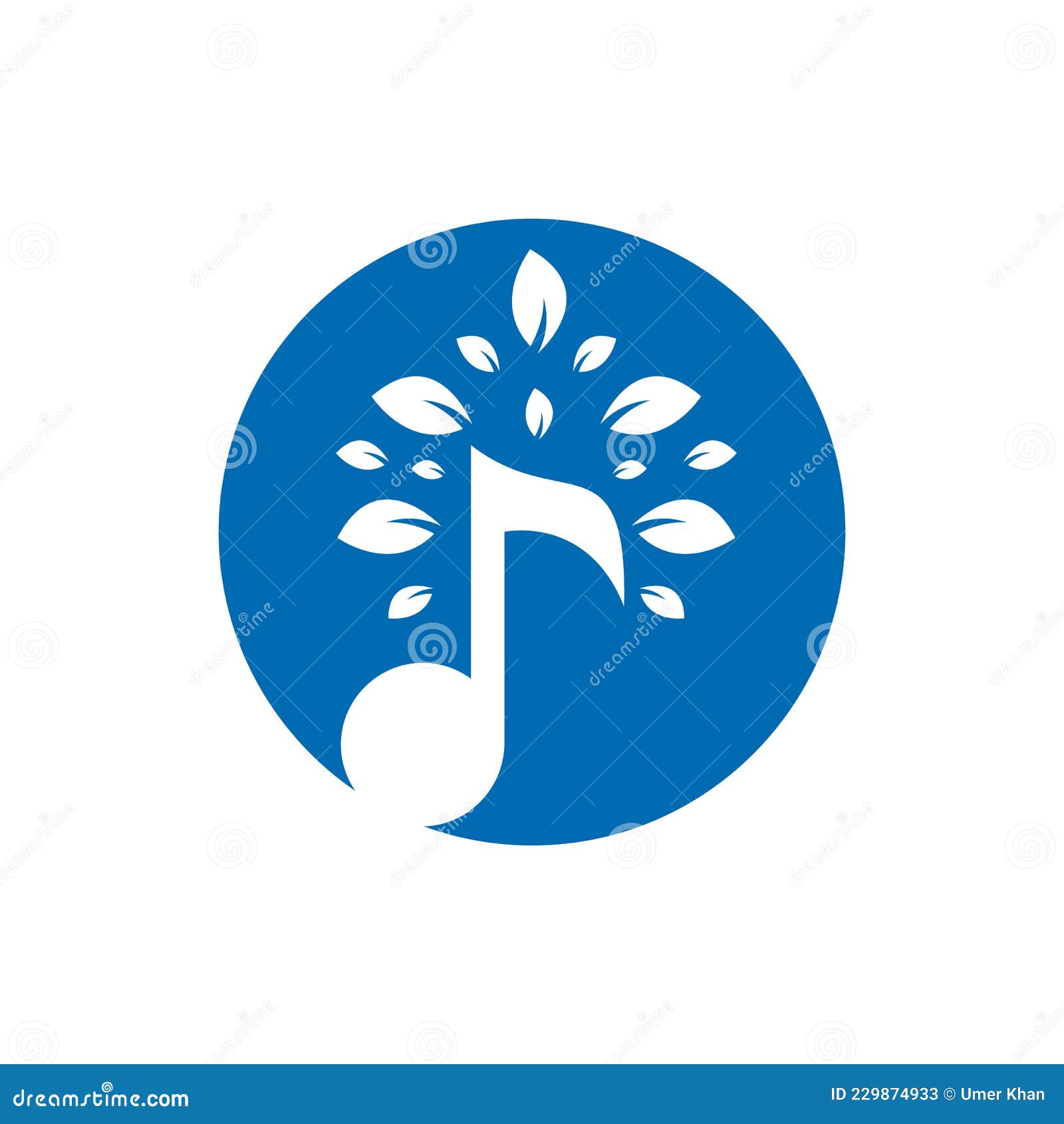 Music Tree Logo Design. Music and Eco Symbol or Icon Stock Vector ...