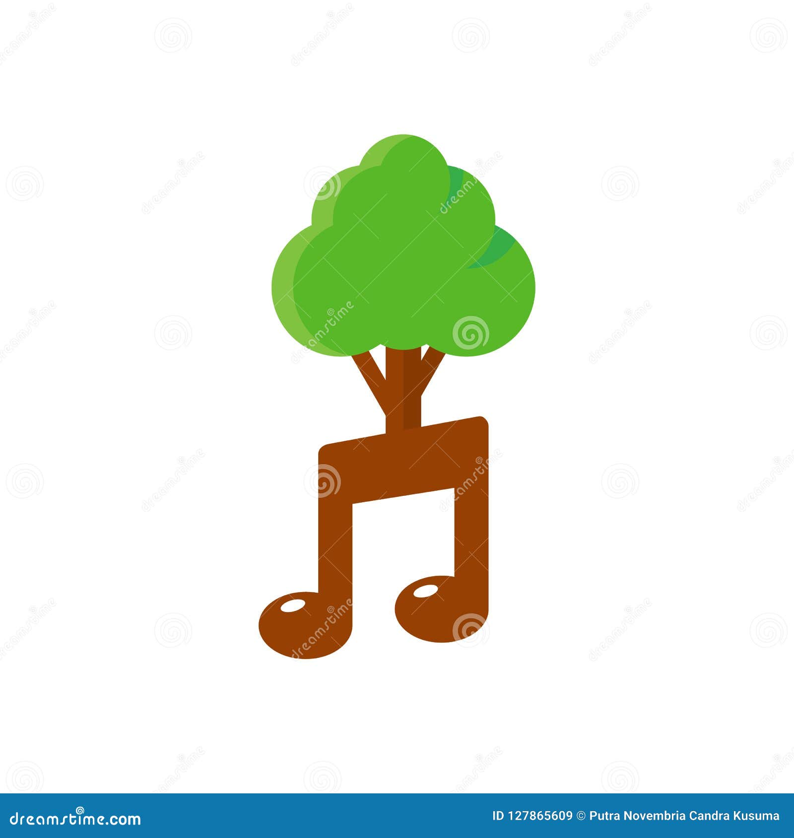 Music Tree Logo Icon Design Stock Illustration - Illustration of design ...
