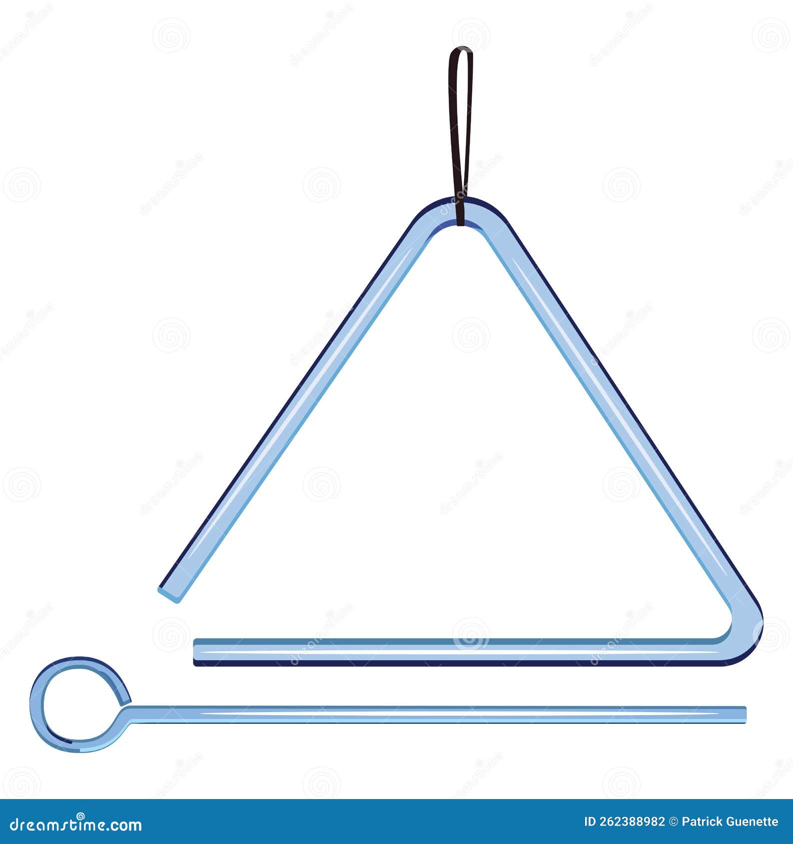 Music Triangle Vector Icon On White Background. Flat Vector Music ...