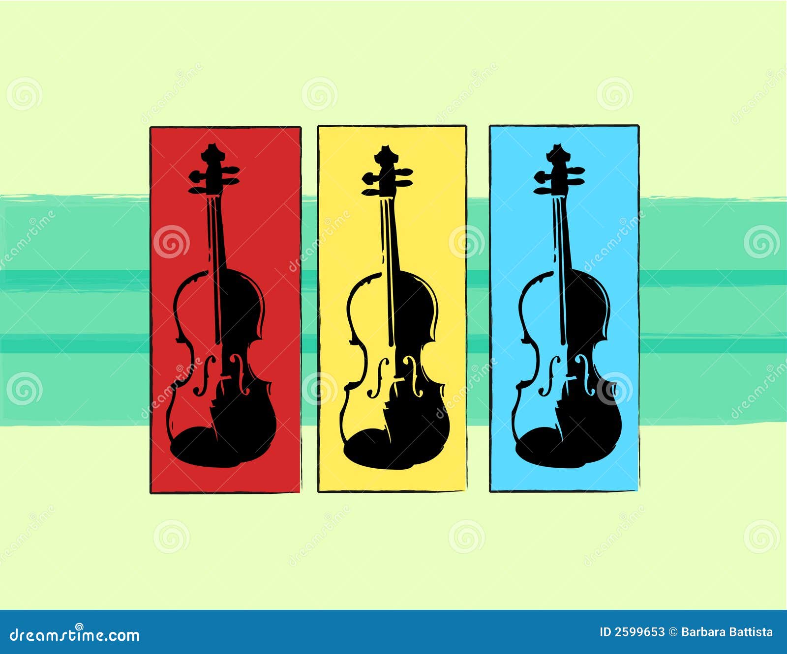 Music Trio stock vector. Illustration of chords, strings - 2599653