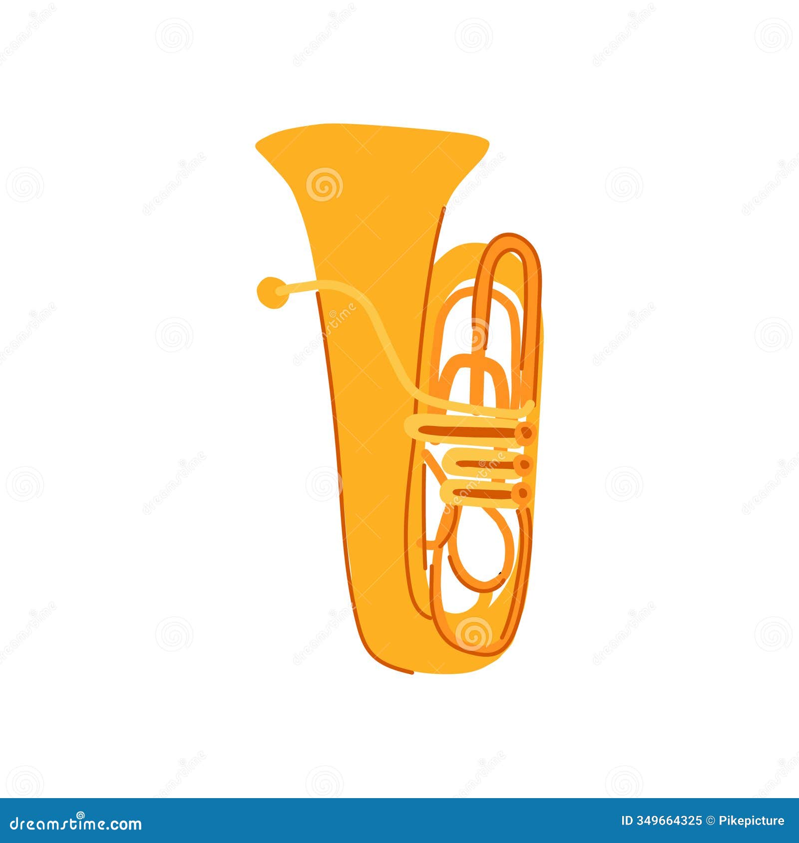 Music Tuba Cartoon Vector Illustration Stock Illustration ...