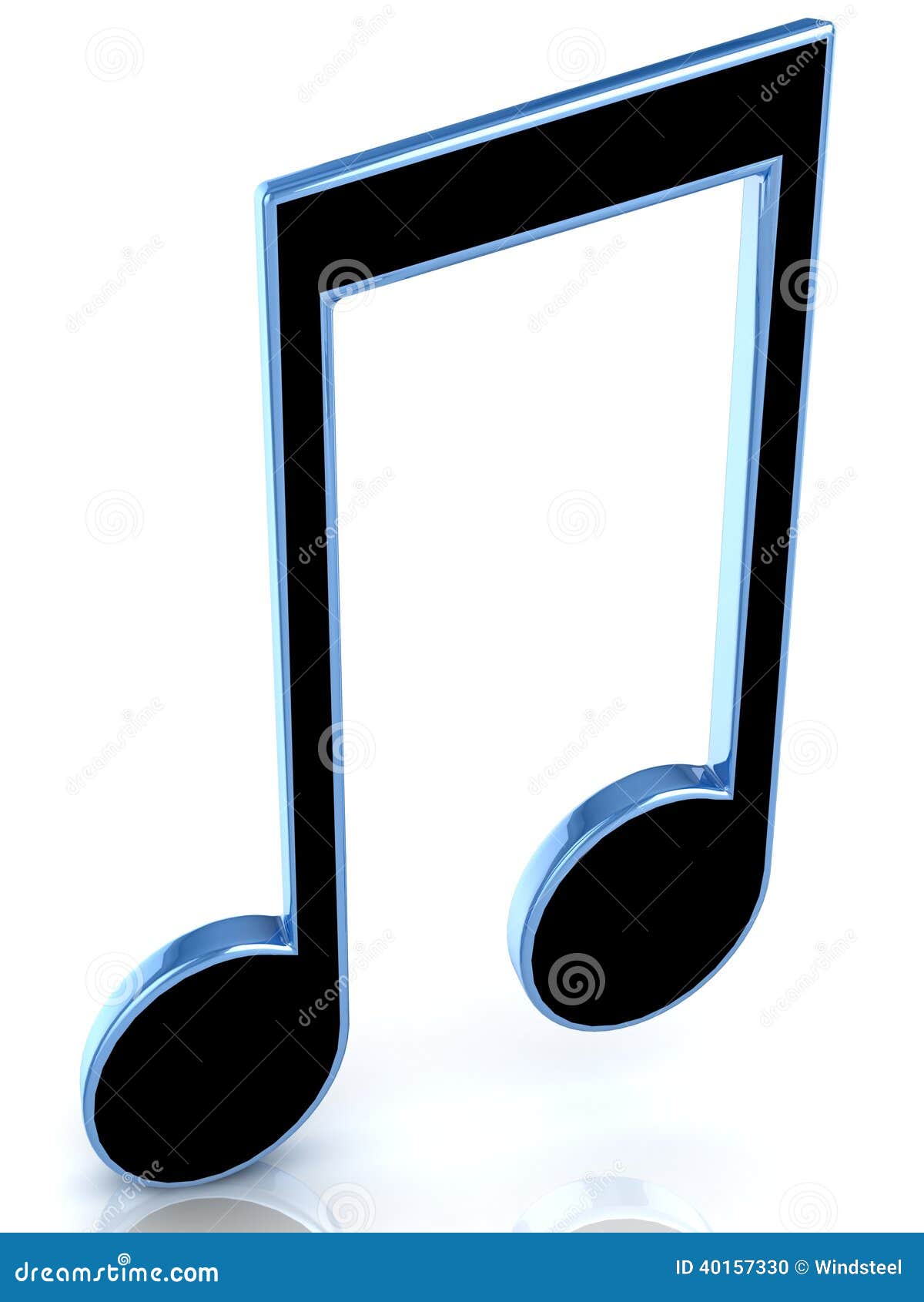 Music tune. stock illustration. Illustration of chrome - 40157330