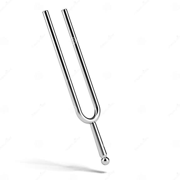 Music tuning fork stock illustration. Illustration of note - 28697210