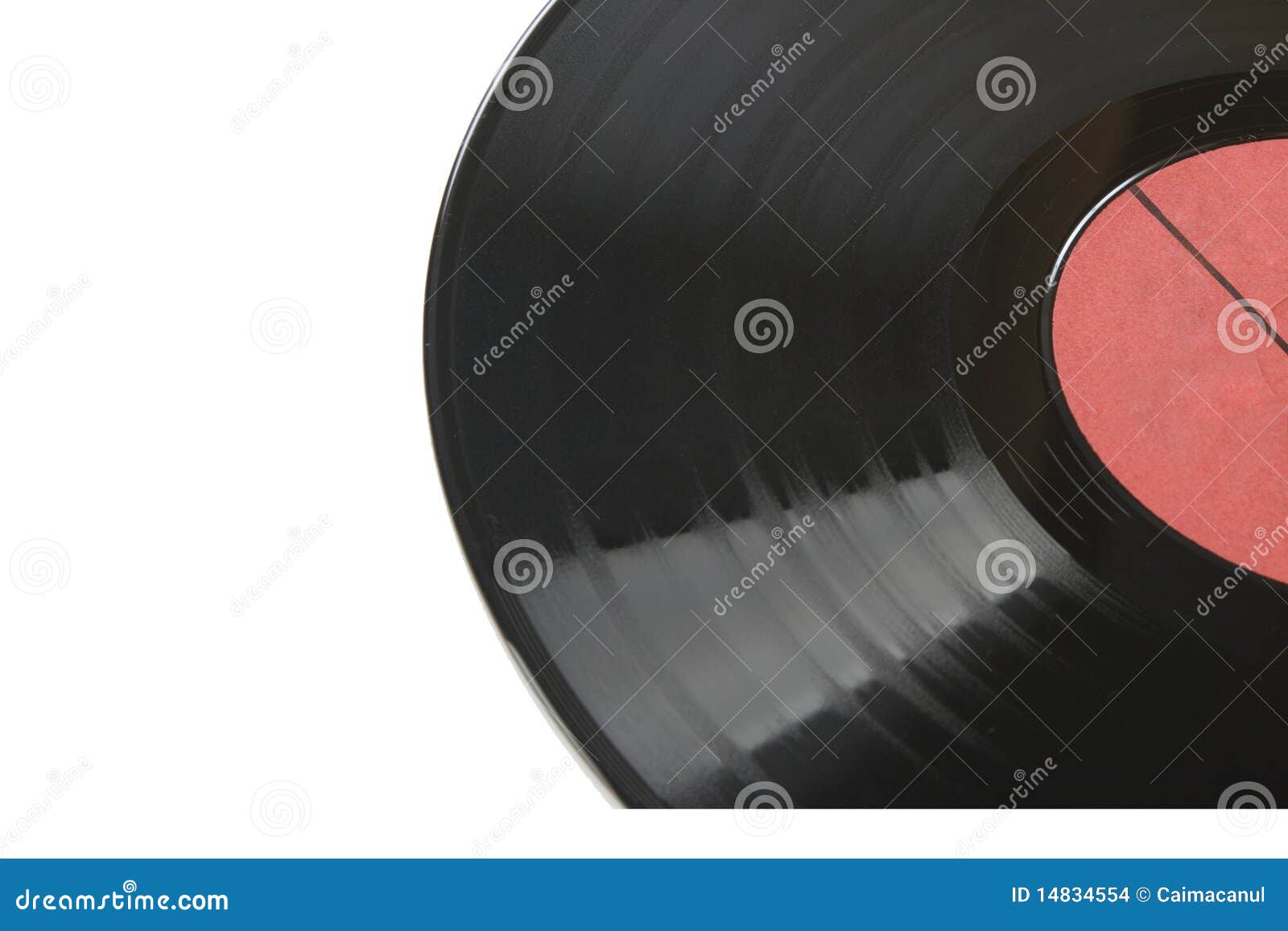Music vinyl with red label stock photo. Image of media - 14834554
