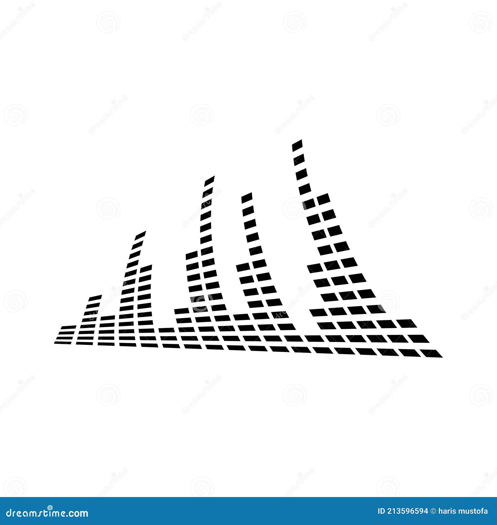 Music Visualizer Icon Design Template Vector Isolated Stock Vector ...