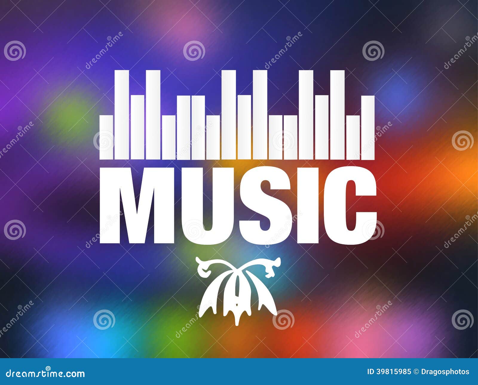 Music volume background stock illustration. Illustration of decorative ...