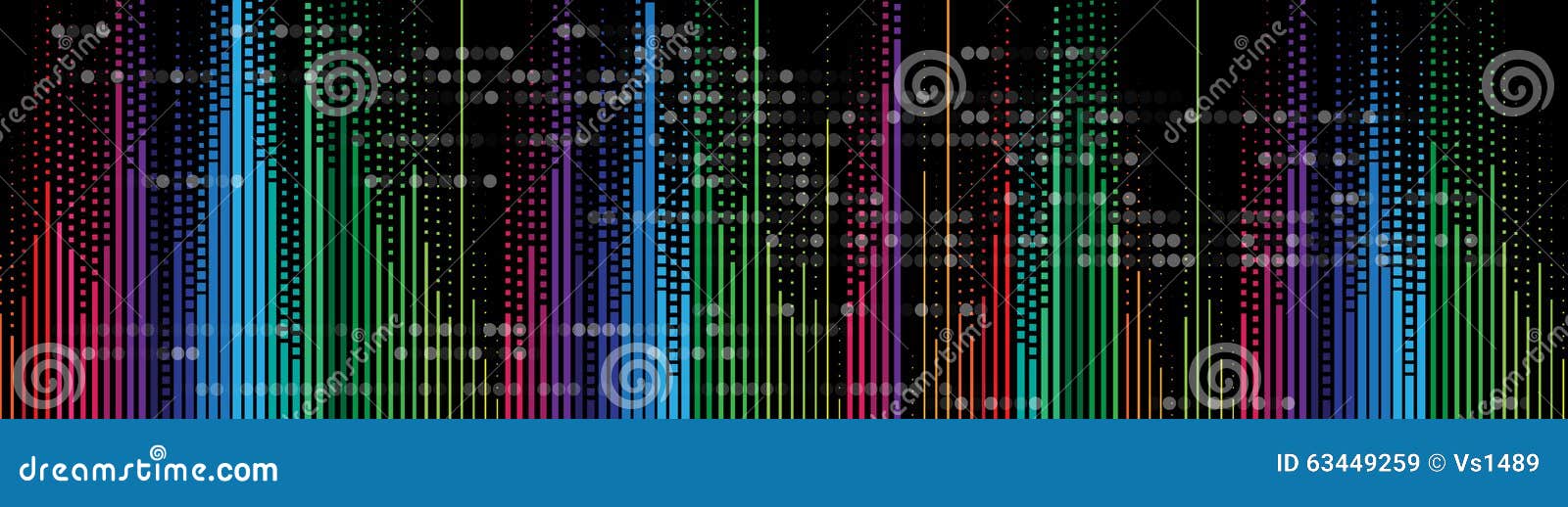 Music Volume Equalizer Computer Technology Concept Stock Vector ...