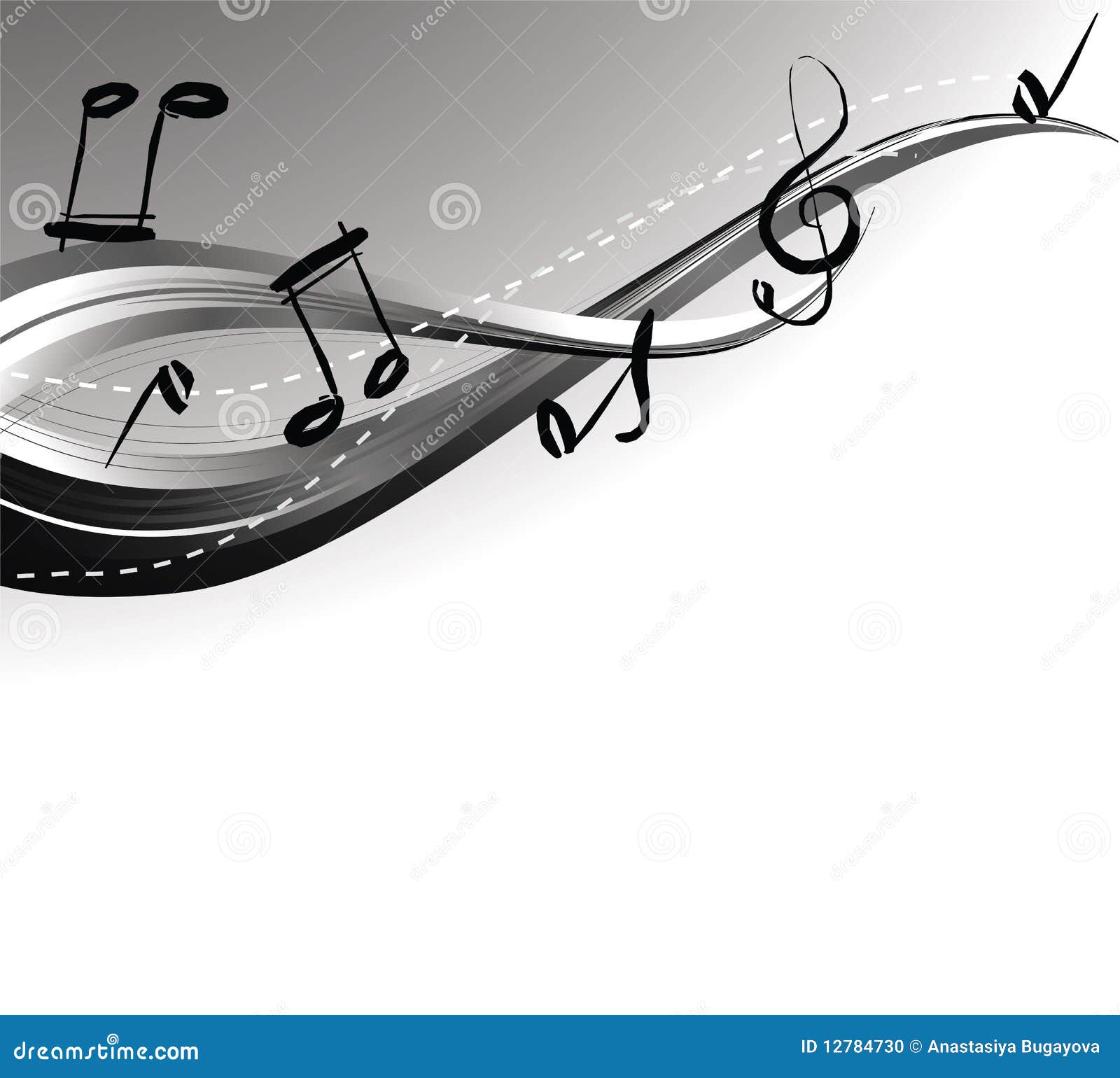 Music Wave Pattern. Digital Waveform. Blue-purple Wavy Lines. Audio ...