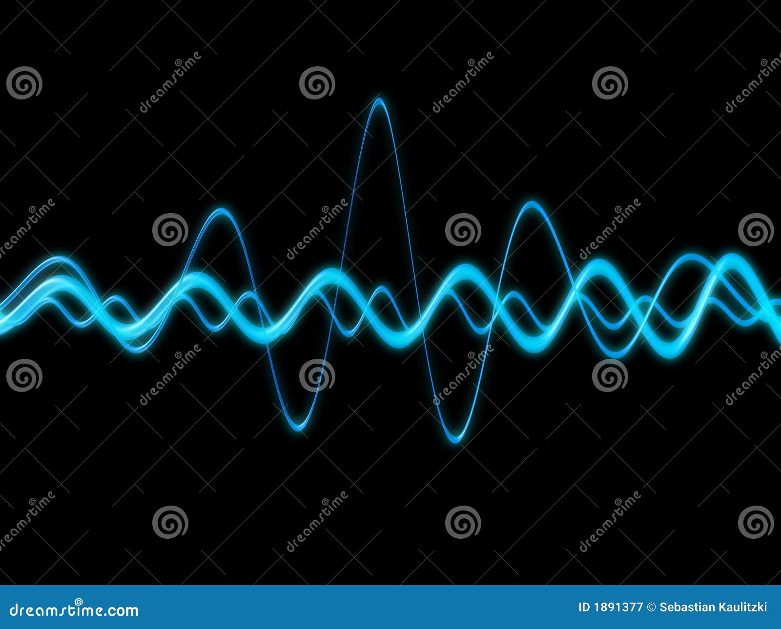 Music wave stock illustration. Illustration of electricity - 1891377