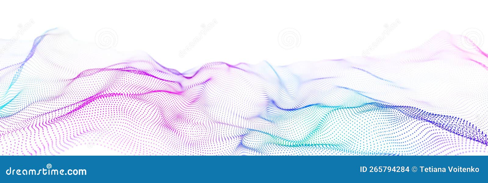 Music Wave. Beautiful Background Illustration with a Dynamic Wave Made ...