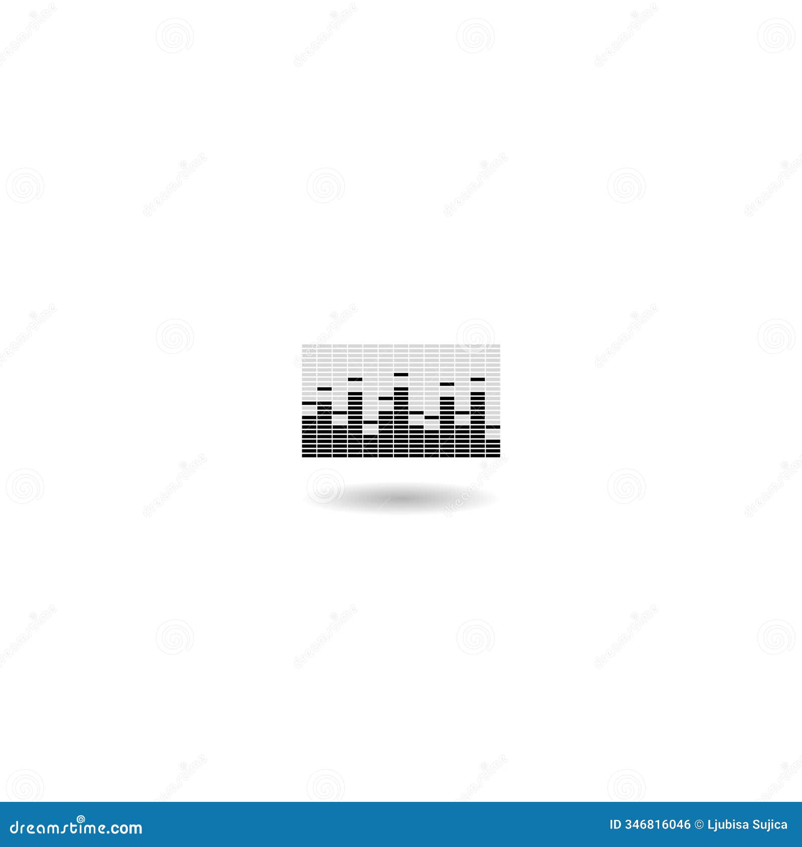 Equalizer Icon. Sound Panel Symbol Cartoon Vector | CartoonDealer.com ...