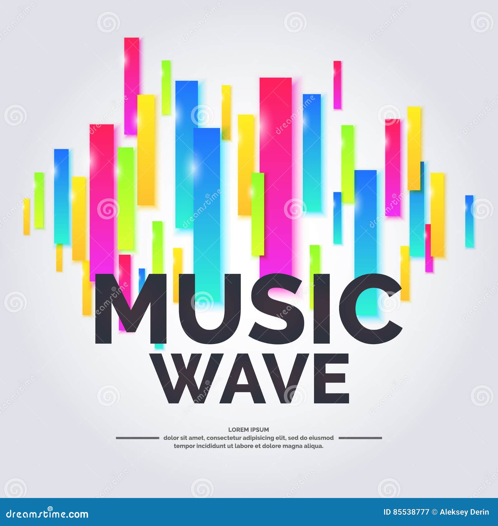 Music Wave, Geometric Background. Stock Vector - Illustration of modern ...