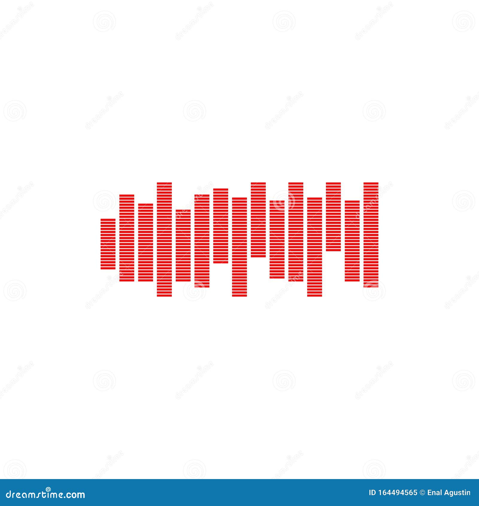 Music Wave Icon Logo Design Illustration Template Stock Vector ...