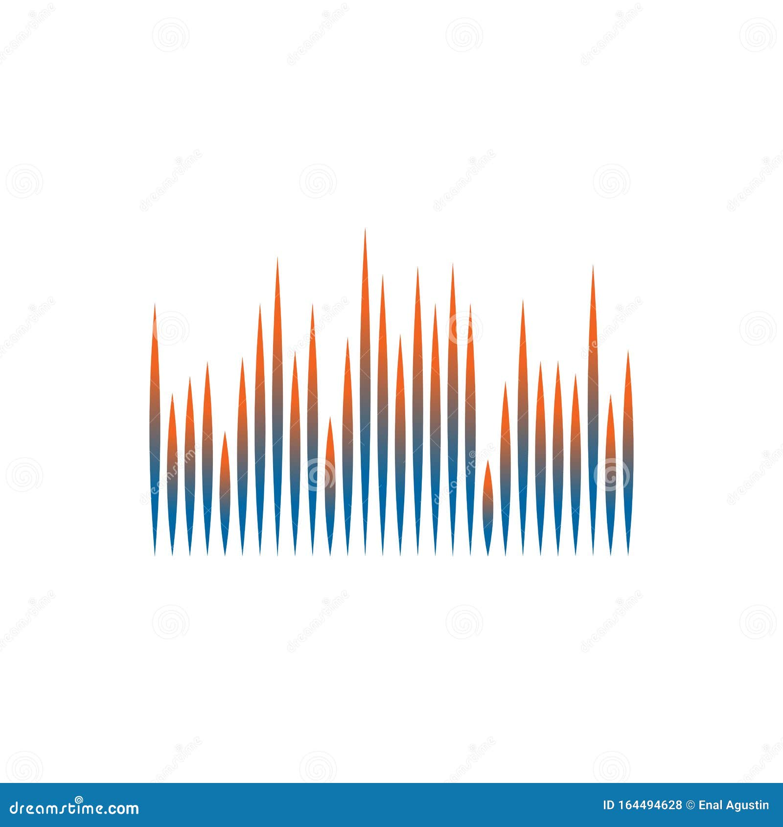 Music Wave Icon Logo Design Illustration Template Stock Vector ...