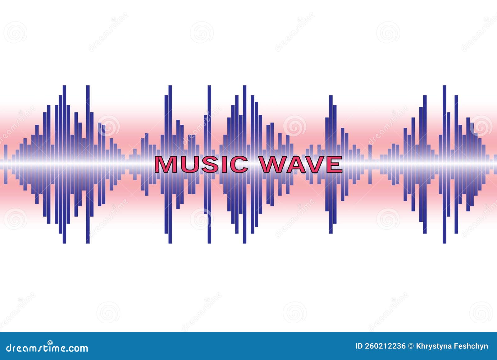 Music wave logo. stock illustration. Illustration of radio - 260212236