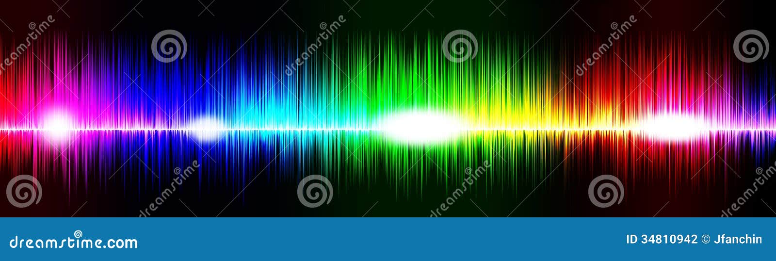 Music waves header stock illustration. Illustration of template - 34810942