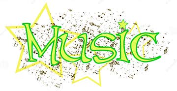 Music word stock photo. Illustration of cover, nice, graphic - 22302026