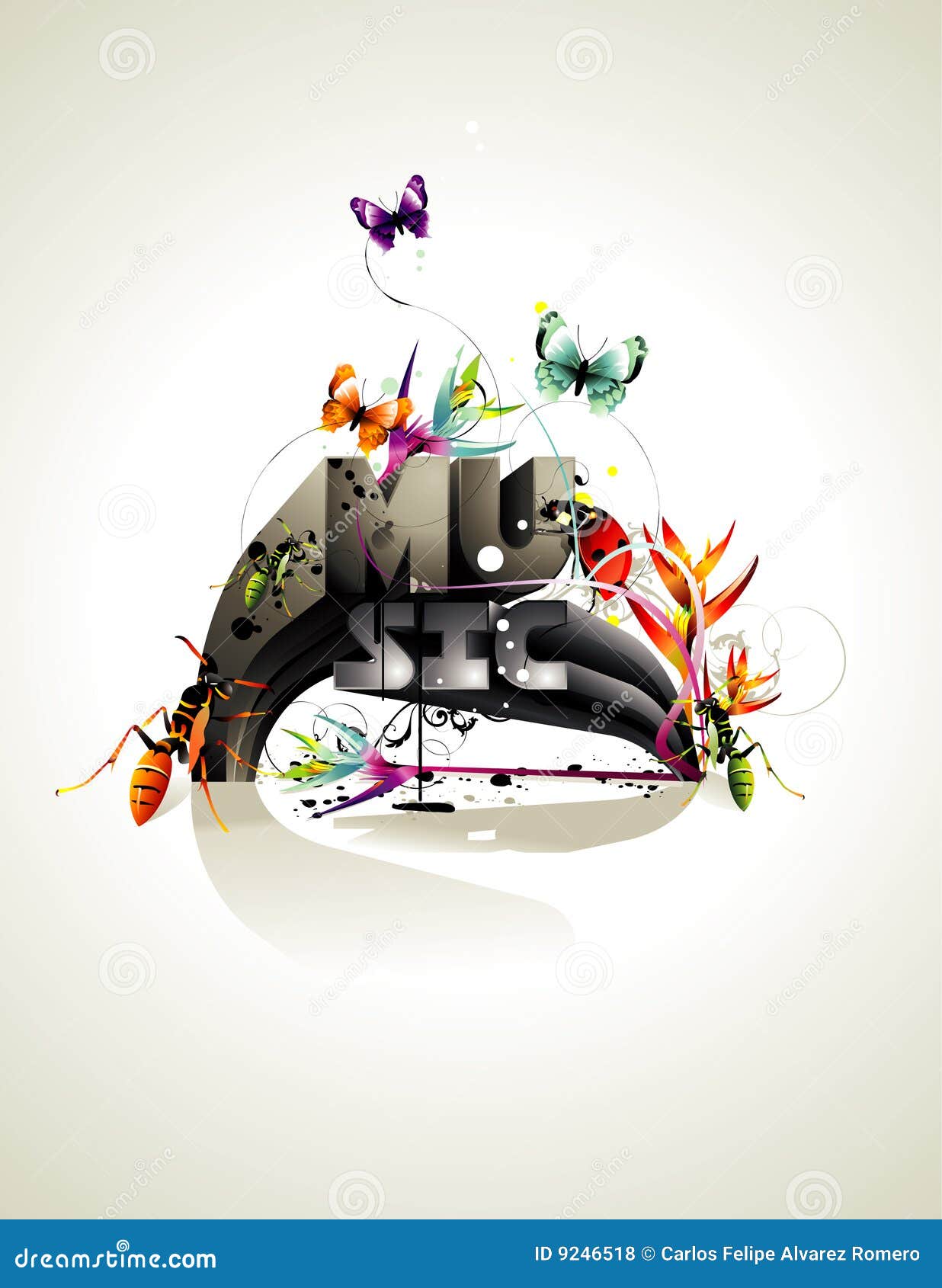 Music Bug Stock Illustrations – 1,248 Music Bug Stock Illustrations ...