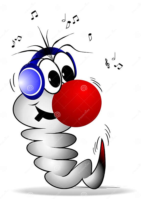 Music Worm stock vector. Illustration of nose, animal - 10259253