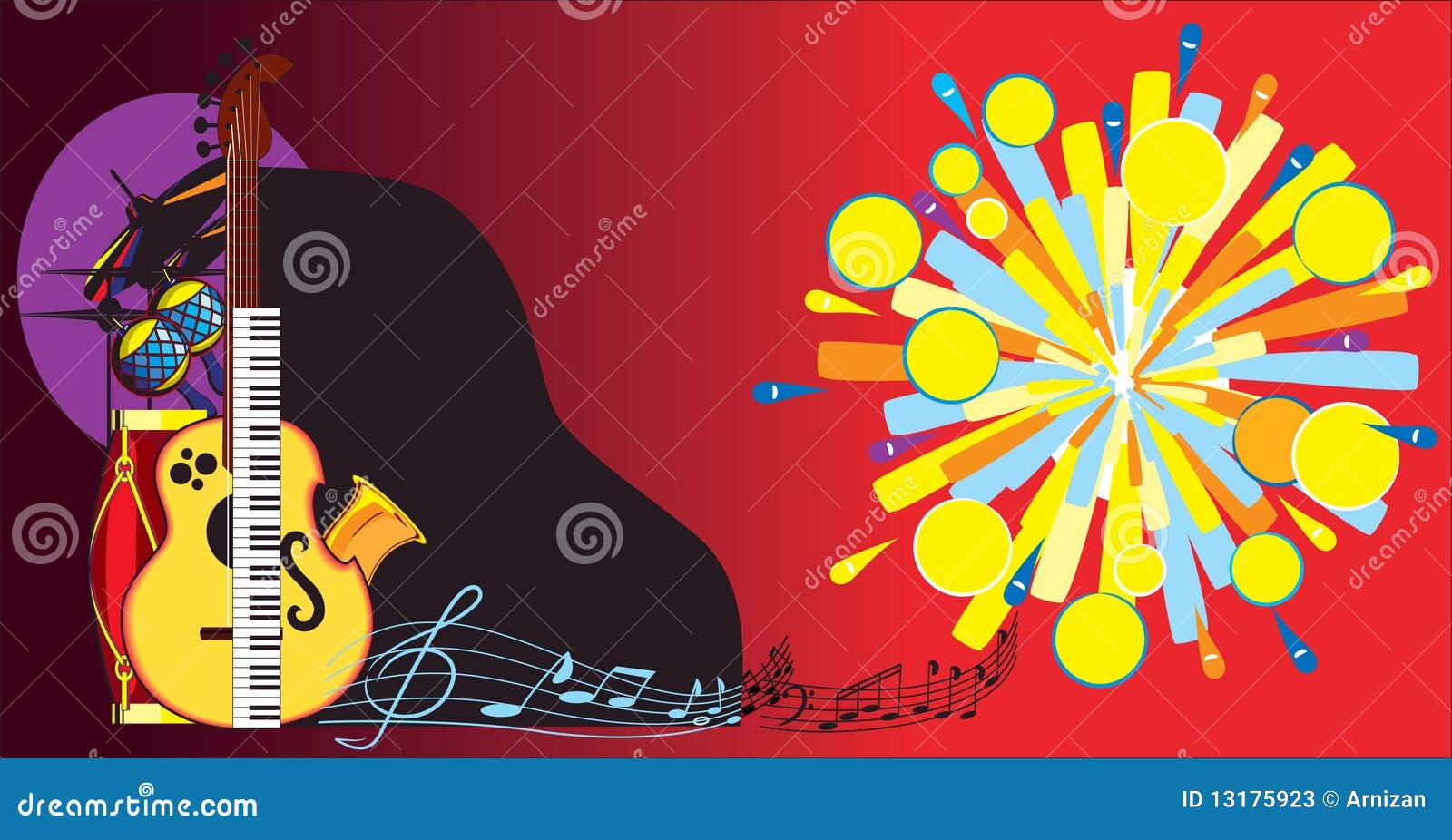 Musical Notes Explosion Stock Illustrations – 215 Musical Notes ...