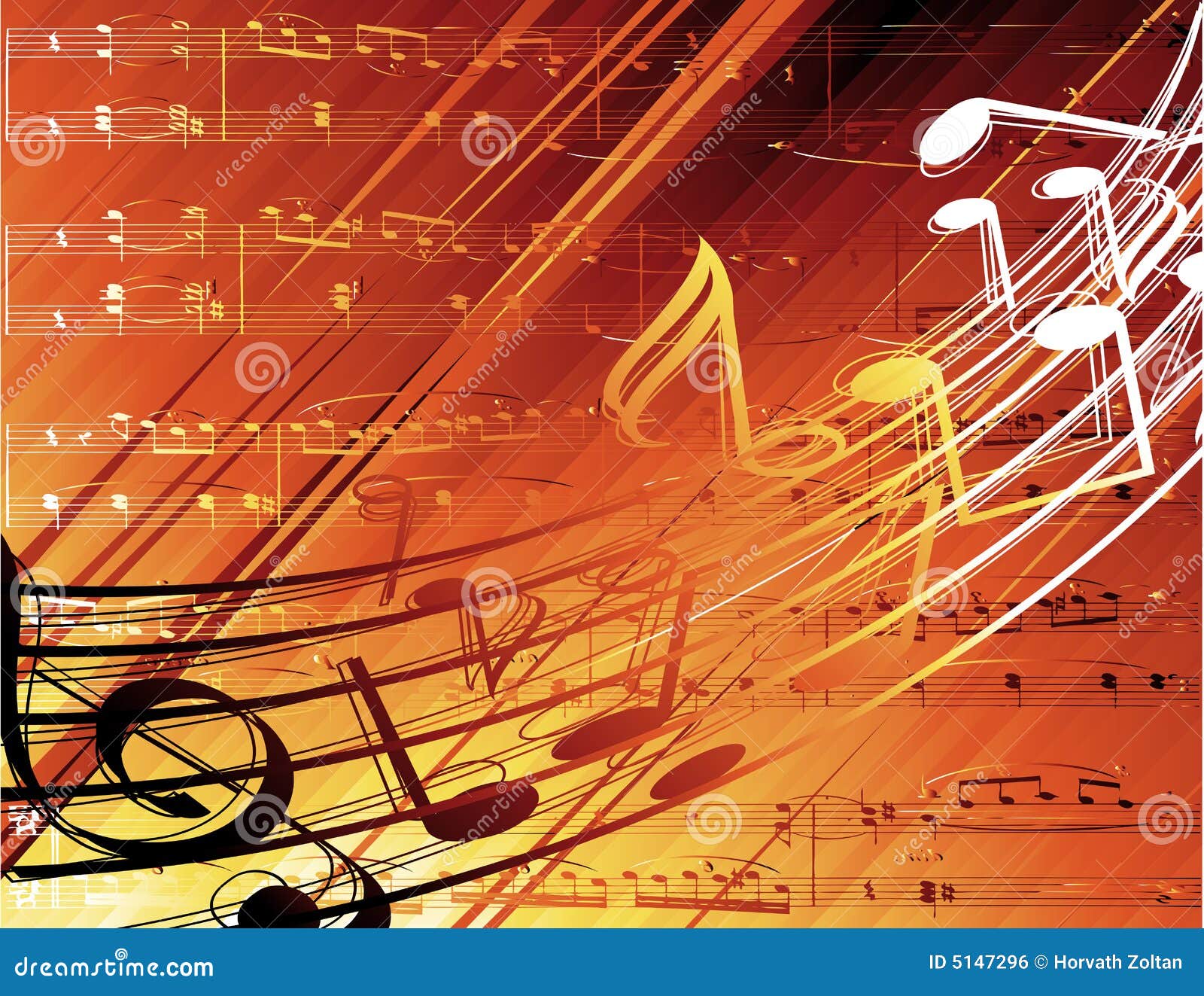 Musical background stock illustration. Illustration of artistic - 5147296