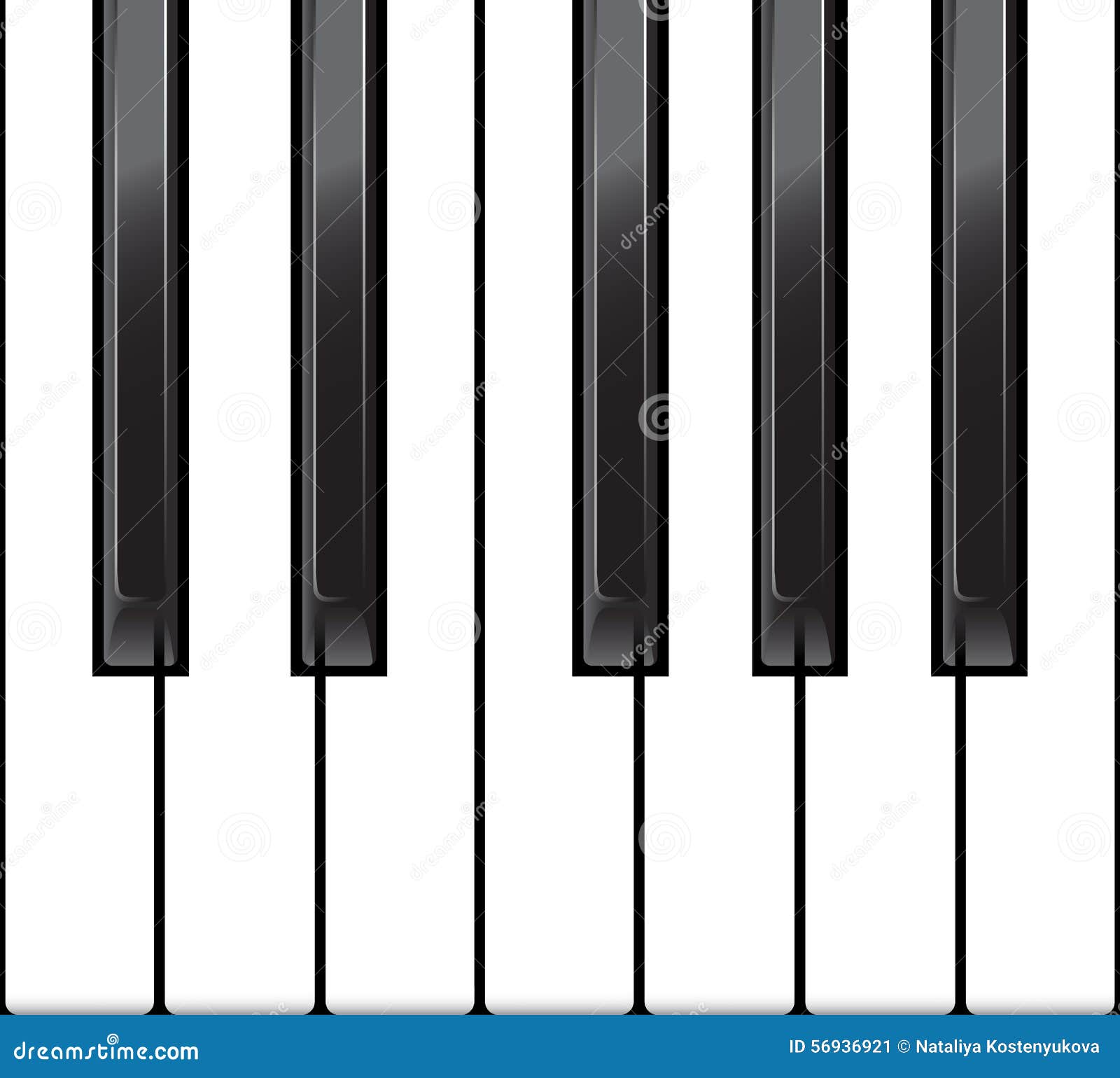 Piano Octave Keys Notes Named Stock Photography | CartoonDealer.com ...
