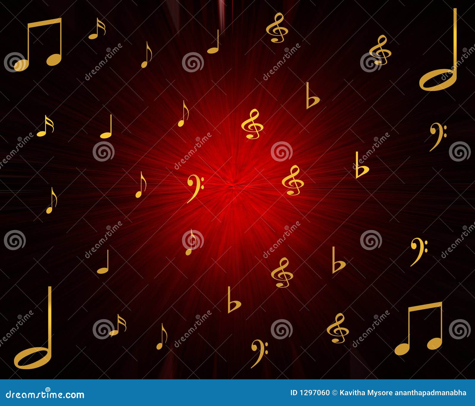 Musical blast stock illustration. Illustration of yellow - 1297060