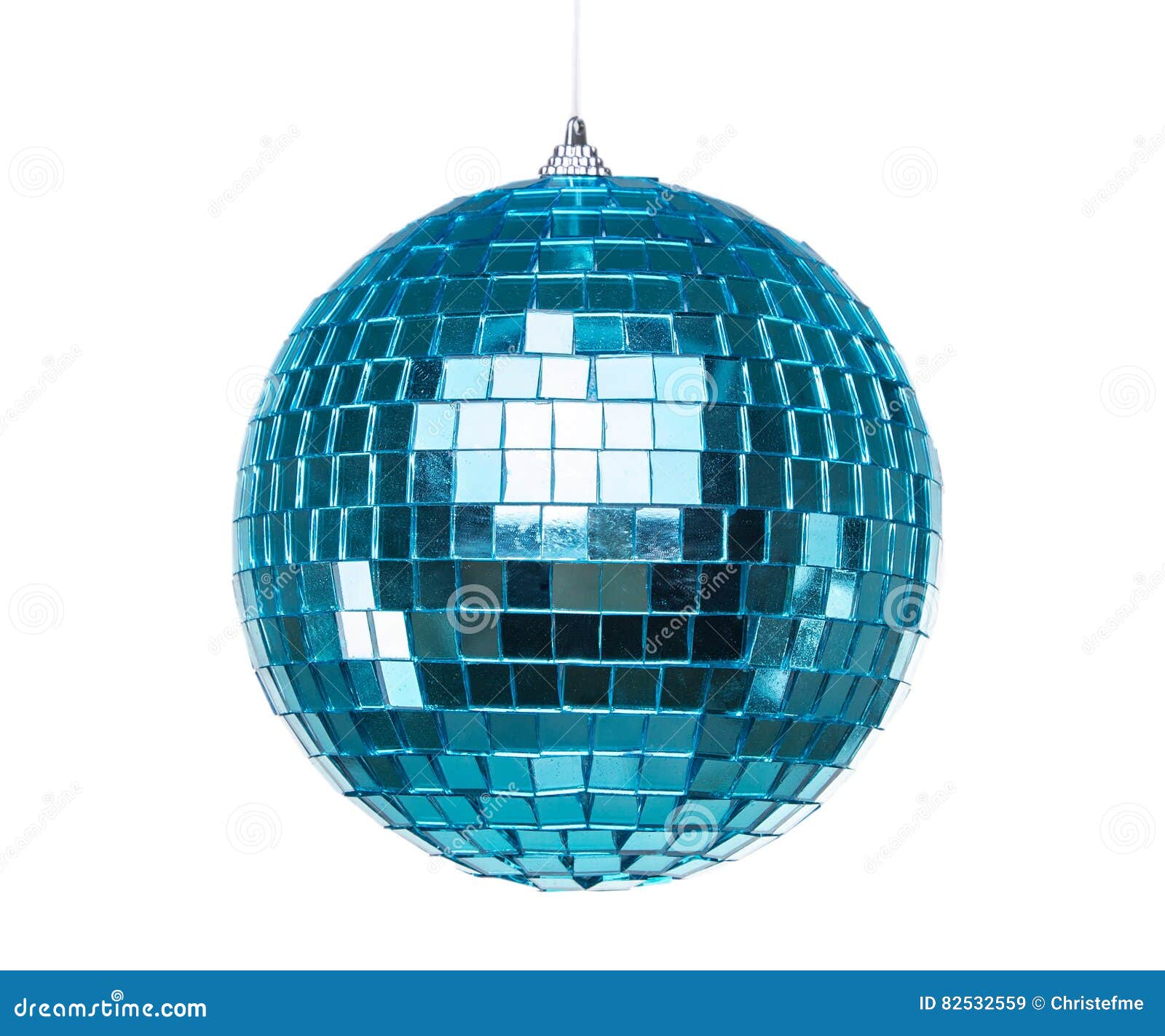 Musical blue disco ball stock image. Image of mirror - 82532559