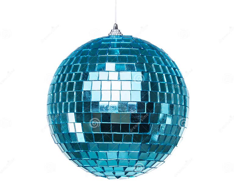 Musical blue disco ball stock image. Image of mirror - 82532559