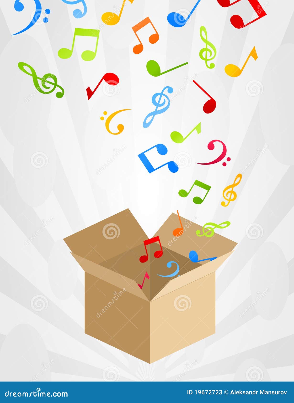 Musical box stock vector. Illustration of border, texture - 19672723