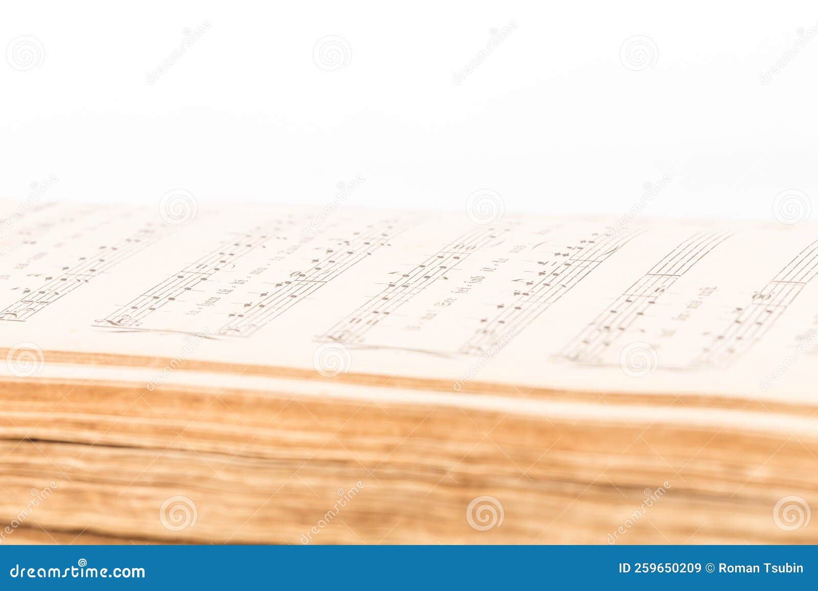 Musical Composition Book Opened Stock Image - Image of composition ...