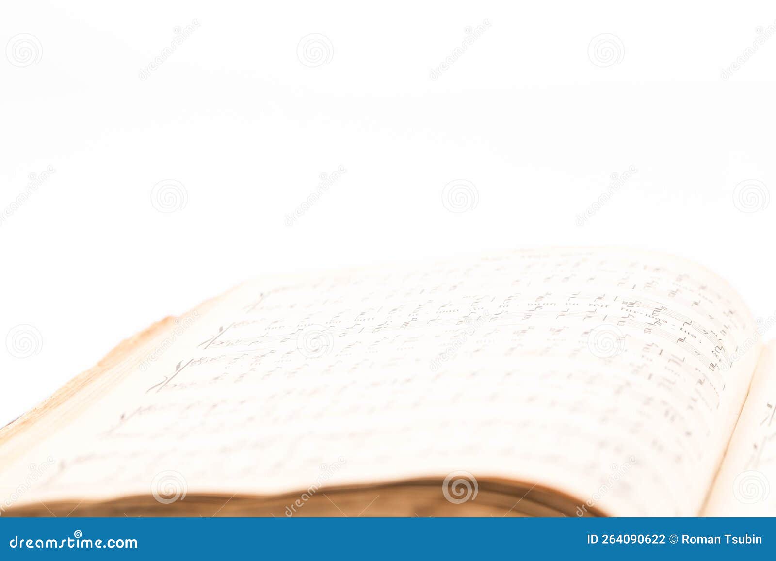 Musical Composition Book Opened Stock Photo - Image of musical, symbol ...