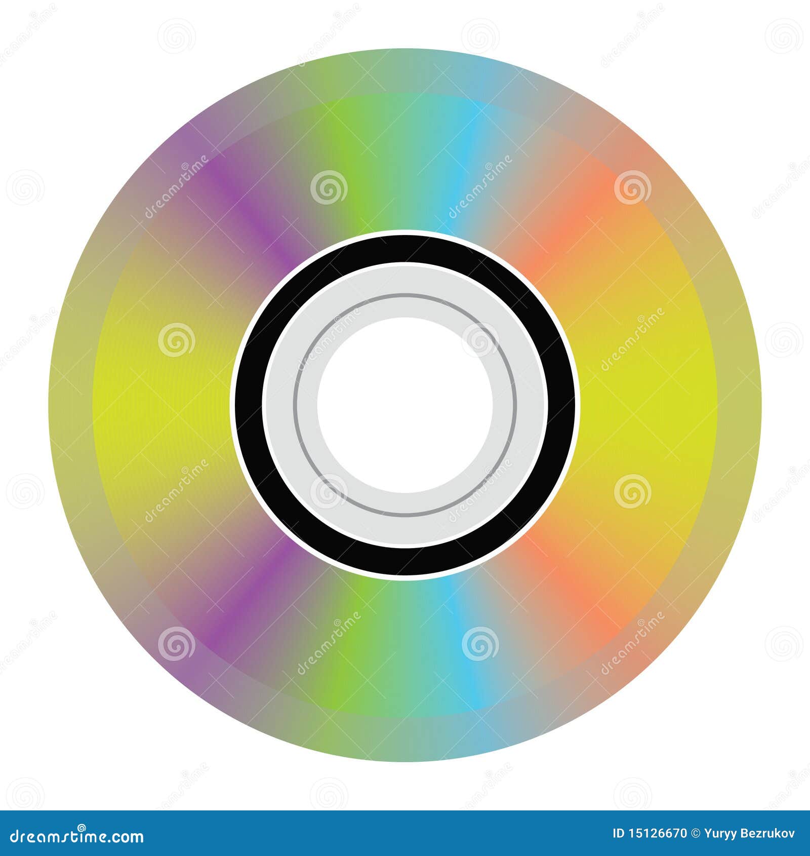 Musical, computer disk stock vector. Illustration of musical - 15126670