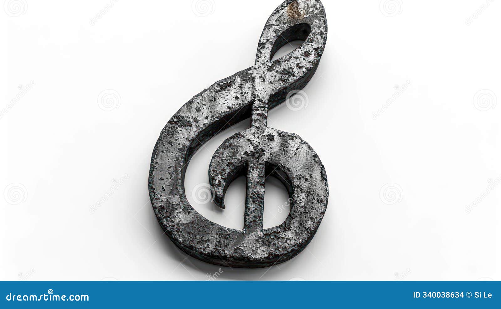 Isolated Treble Clef And Notes Cartoon Royalty-Free Stock Photo ...