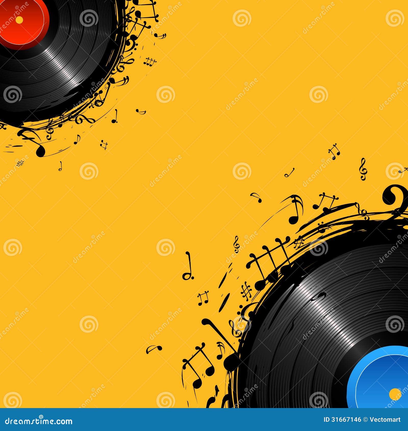 Musical Disc stock vector. Illustration of creative, concept - 31667146