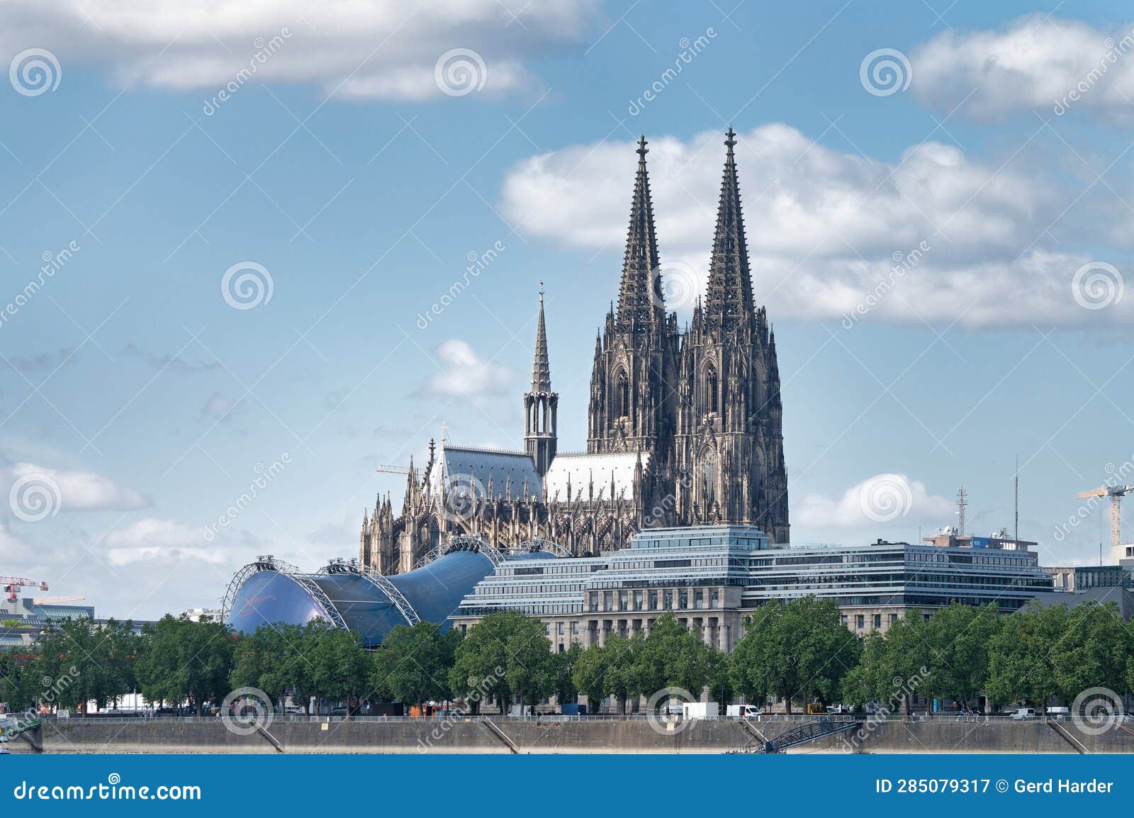 Musical Dome and EASA Headquarters Building in Cologne Editorial ...