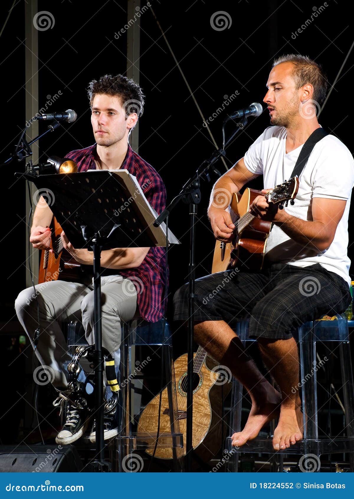 Musical duet stock photo. Image of festival, outdoor - 18224552