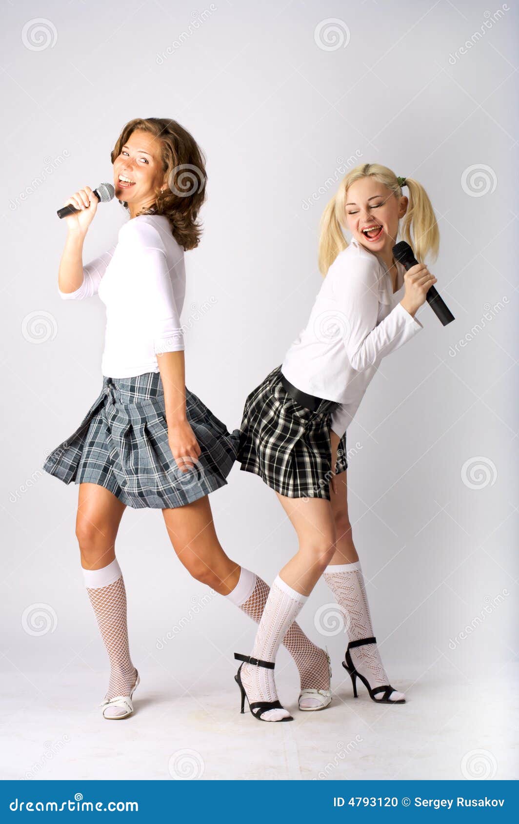 Musical duo stock photo. Image of schoolgirl, music, dance - 4793120