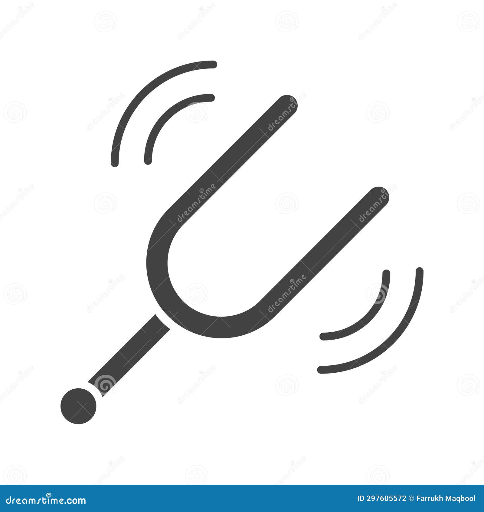 Musical Fork Icon Vector Image. Stock Vector - Illustration of line ...