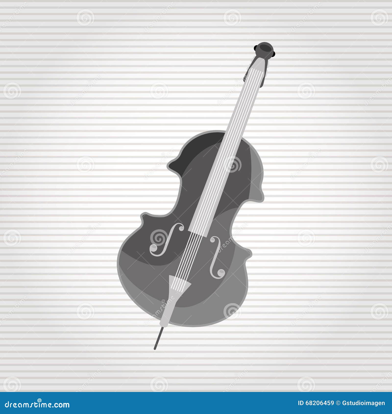 Musical instrument design stock illustration. Illustration of design ...