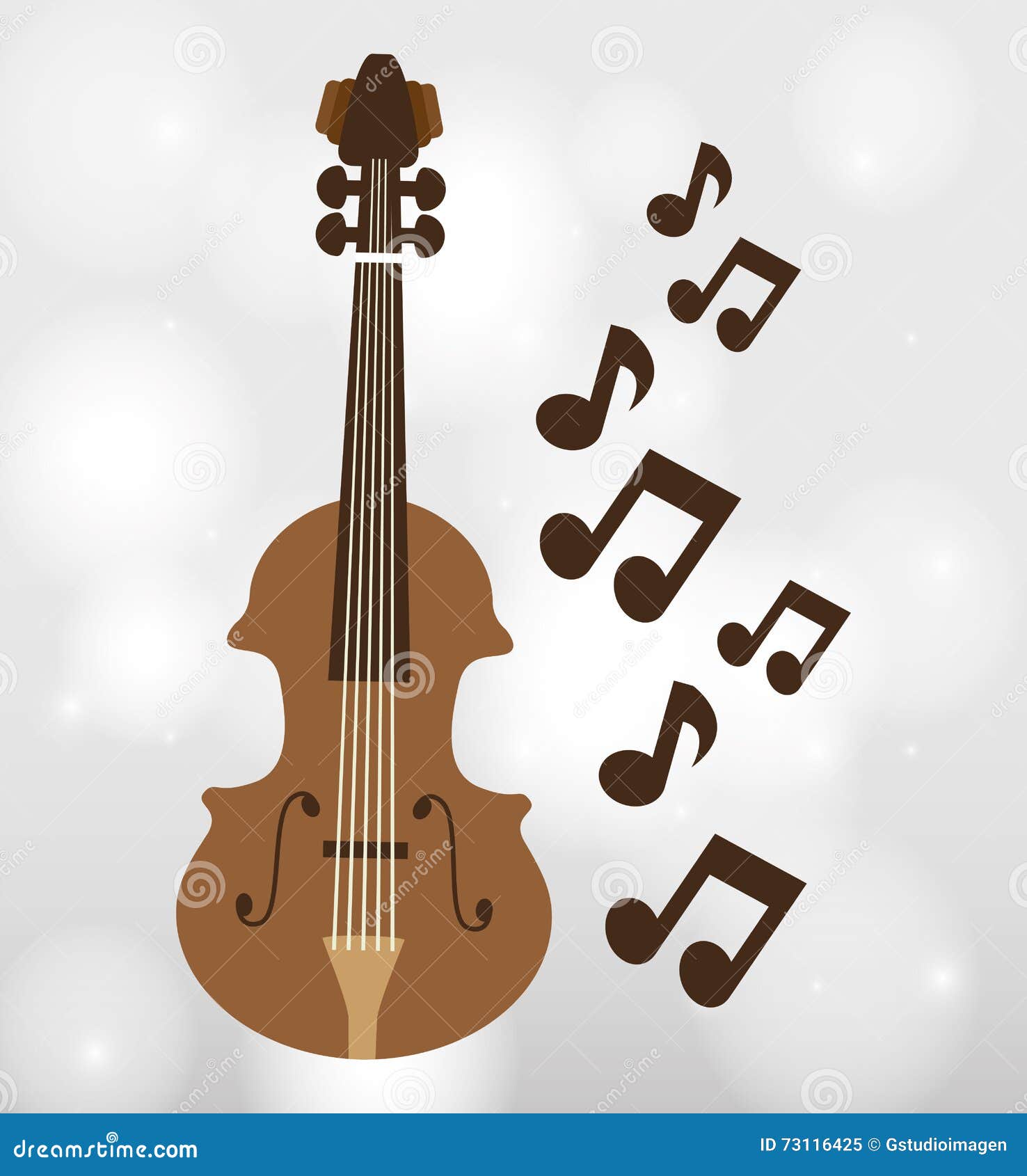 Musical instrument design stock illustration. Illustration of ...
