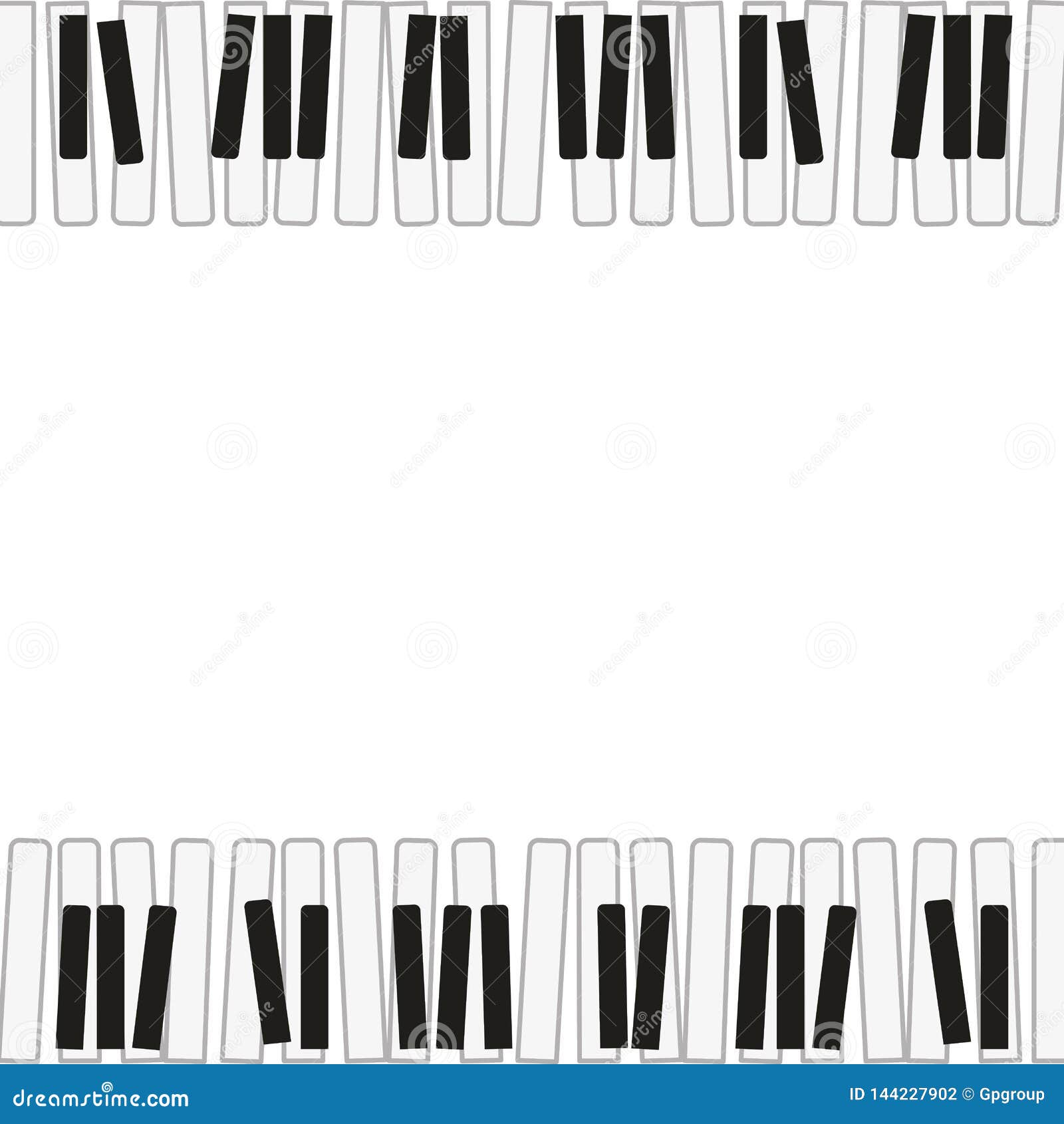 Musical Instrument Pattern Piano Keyboard Stock Vector - Illustration ...